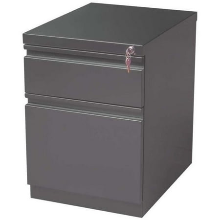 Pemberly Row 2 Drawer File Cabinet in Charcoal | Walmart Canada