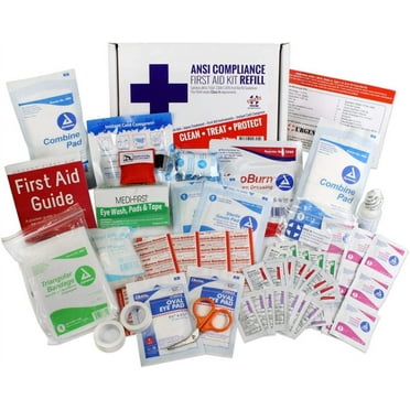 3M Industrical/Construction First Aid Kit, 118 Pieces, OSHA & ANSI ...