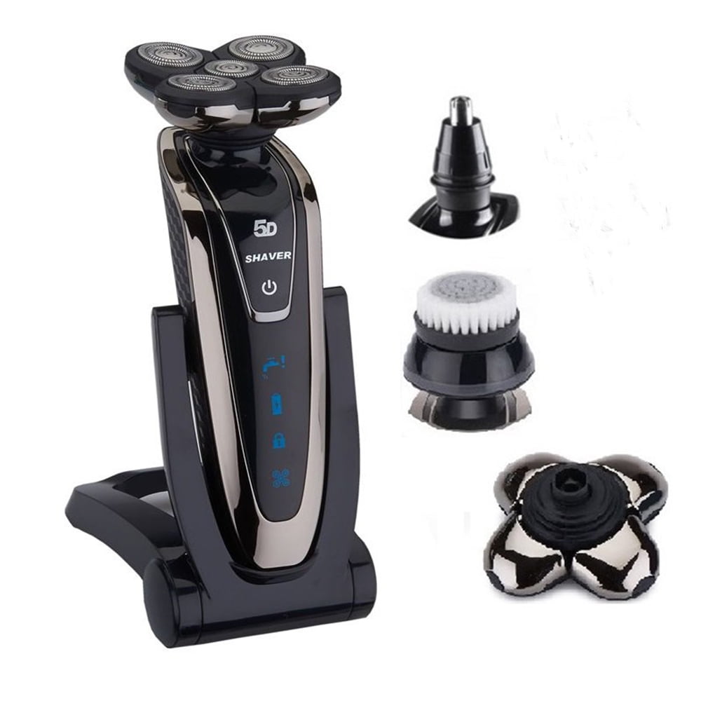 iMeshbean 3 in 1 Rotary 5D Rechargeable Washable Men's Cordless ...