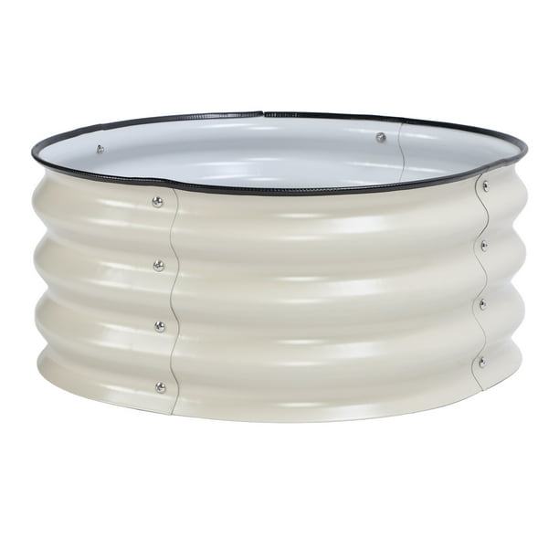 Raised Garden Bed Kits, 60x60x28cm Stainless Steel Raised Planter Bed ...