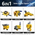 Rirool STEM Solar Robot Kit for Kids Ages 8-16 - 6-in-1 Space Toys with ...