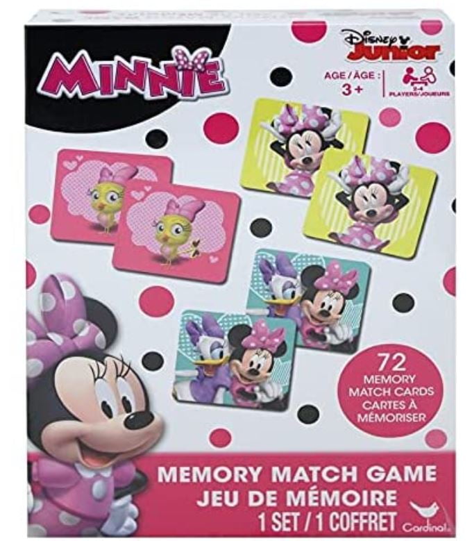 Minnie Mouse 72pc Memory Match - Walmart.com