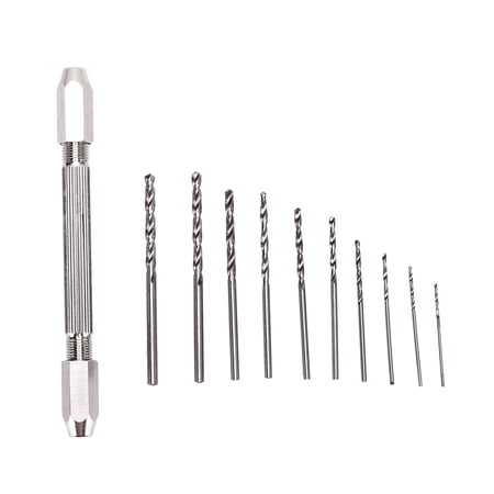 EOTVIA Hand Drill Bits Set,Double Hand Drill Rust Proof Durable 2 ...