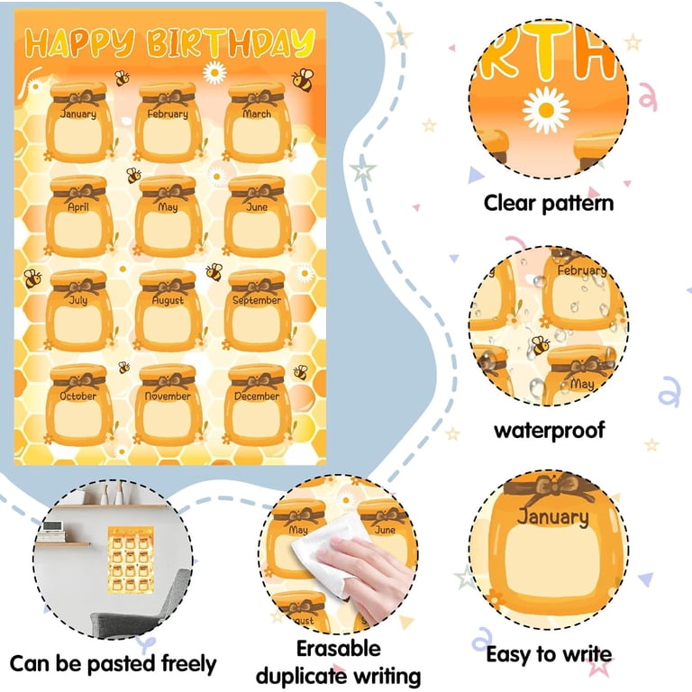 Birthday Poster For Classroom Happy Birthday Poster Display Sign Cool ...