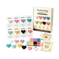 3D Beaded Heart Pocket Hug DIY Kit - Complete Craft Set with 8 Colorful ...