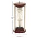 Wood Aluminum Glass Floating Sand Timer - Walmart.com