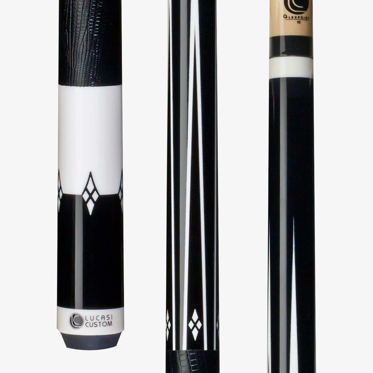 Lucasi LZSE6 Pool Cue Stick + Zero Flexpoint Solid Core LD Shaft ...