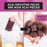 Pitaya Foods Frozen Acai Berry Pieces, Pure Unsweetened Organic Frozen ...