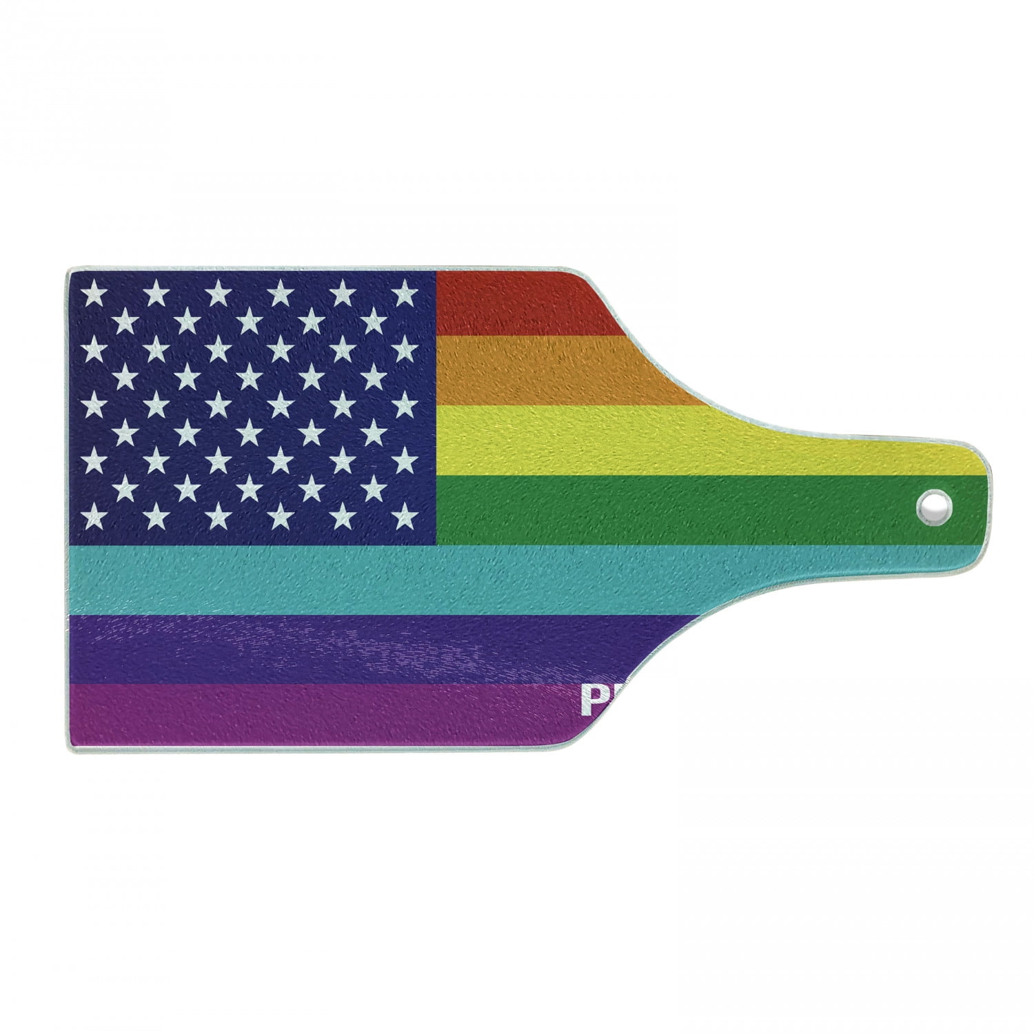 Pride Cutting Board, Mixed Flag Design American and LGBT Gay Lesbian ...