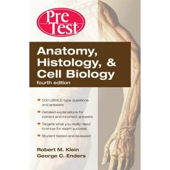 Pre-Owned Anatomy, Histology, & Cell Biology: Pretest Self-Assessment ...