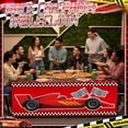 6 ft Race Car Tablecloth Polyester Fast Theme Tablecover Reusable ...