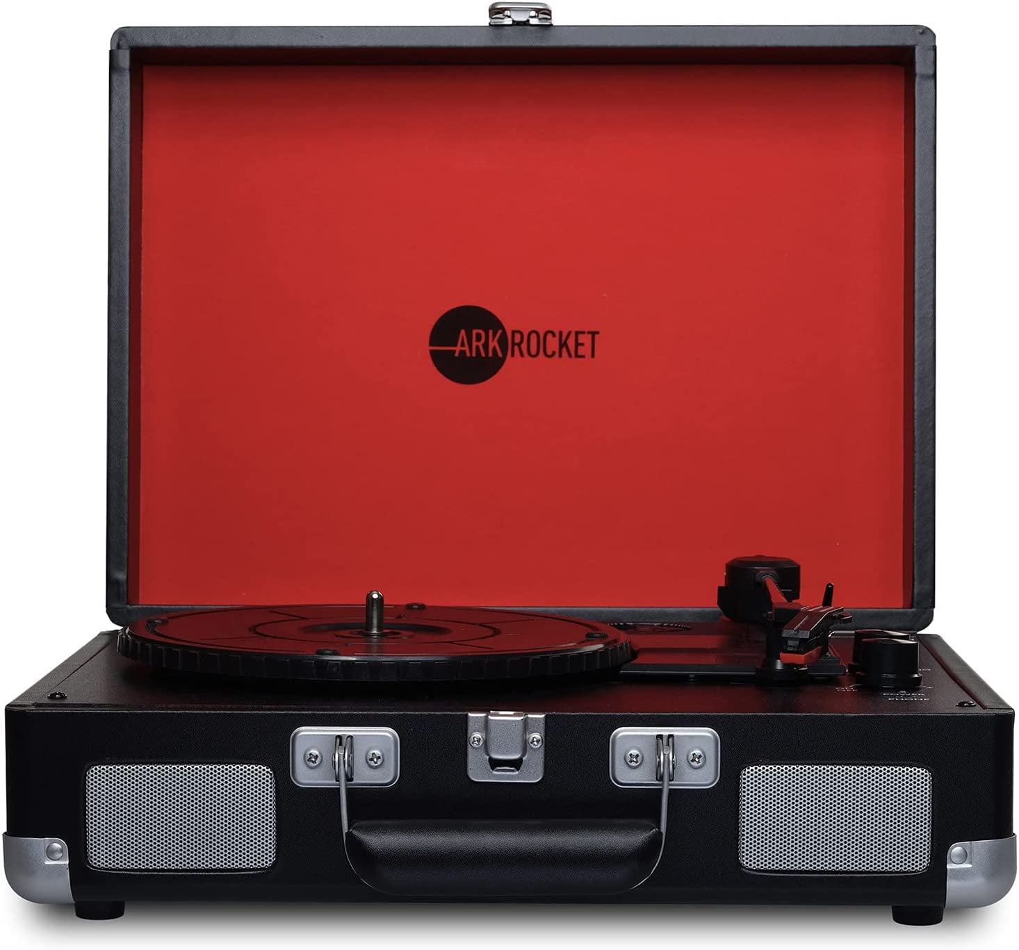 Arkrocket Curiosity Suitcase Bluetooth Turntable Vintage 3-Speed Record ...
