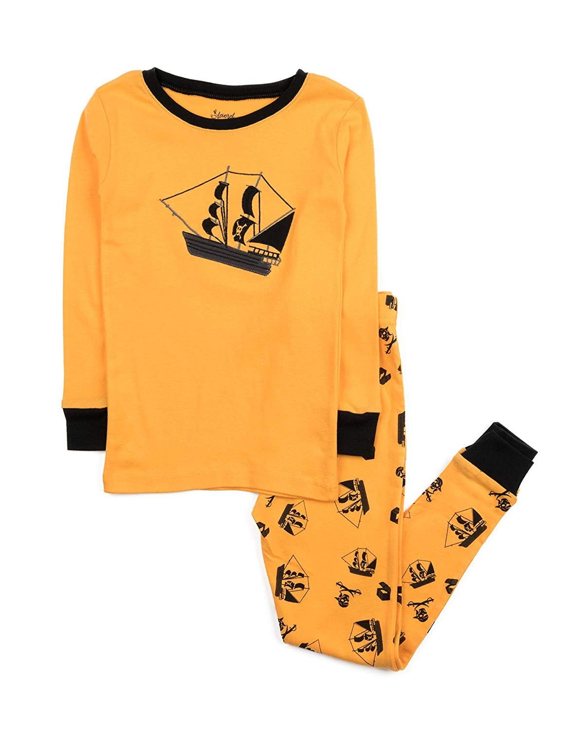 Leveret Kids Boys Girls Two Piece Cotton Pajamas Pirate 8 Year ...
