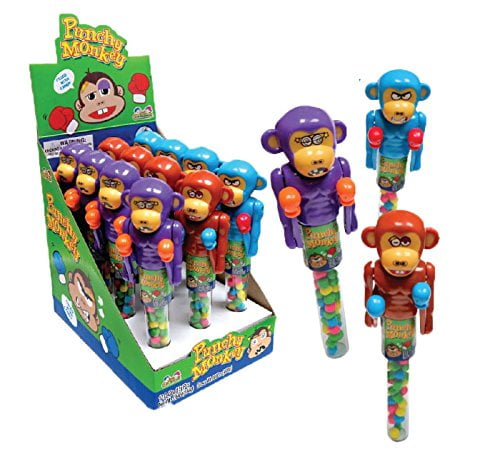 Kidsmania Punchy Monkey Candy Dispenser - Pack of 12 - Walmart.com