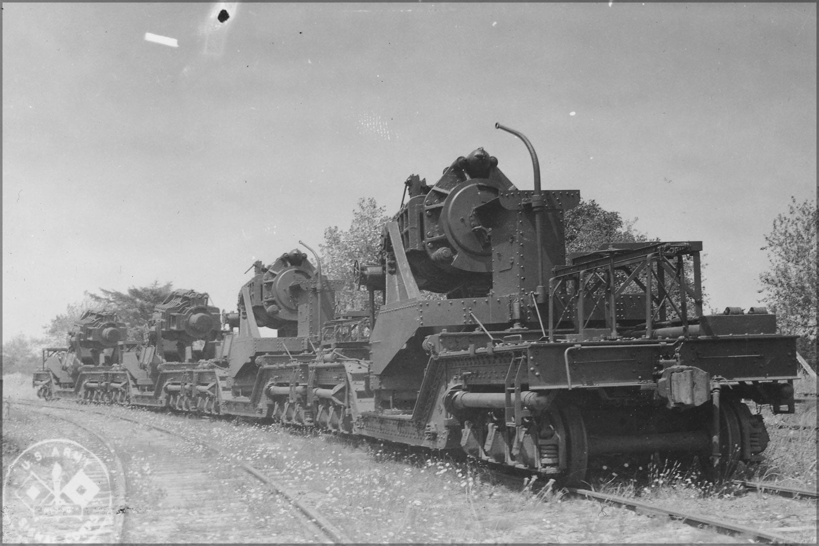 24"x36" Gallery Poster, 12 inch mortar railway artillery guns - Walmart.com