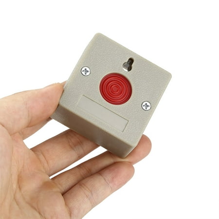 Dioche Panic Push Button,DC 24V Wired Safe Security Plastic Family ...