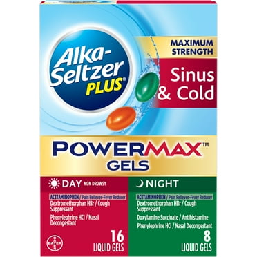 Aleve-D All Day Strong Sinus & Cold Caplets, 20 Count - Walmart.com