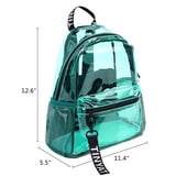 Tinyat Clear Backpack Women Heavy Duty Transparent Bag PVC See Through ...