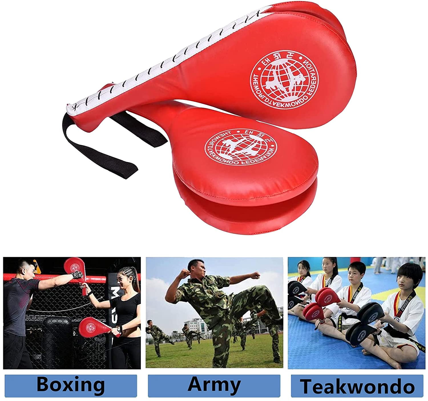 Vobor 1 Pack Taekwondo Kick Pads Durable Kickboxing Striking Pad Karate ...