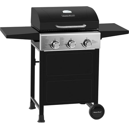 Master Cook Classic Liquid Propane Gas Grill 3 Bunner with Folding ...