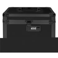 Vaultz Combo Lock Storage Box, Black, Medium Density Fiberboard ...