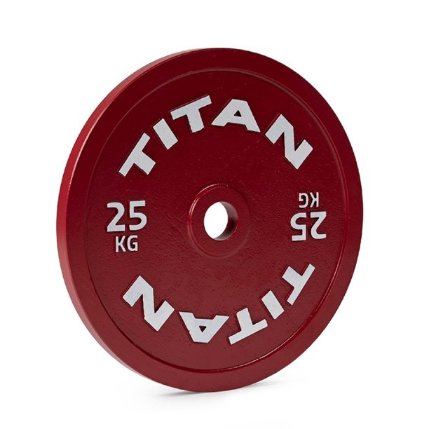 Titan Fitness 25 KG Olympic Calibrated Steel Powerlifting Plate ...