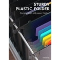 Plastic Expanding Hanging File Folders, 7 Accordion Pockets 1.2 ...