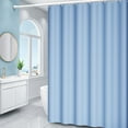 EVA Waterproof Shower Curtain | No-Hole Design with Hooks | 180x120cm ...