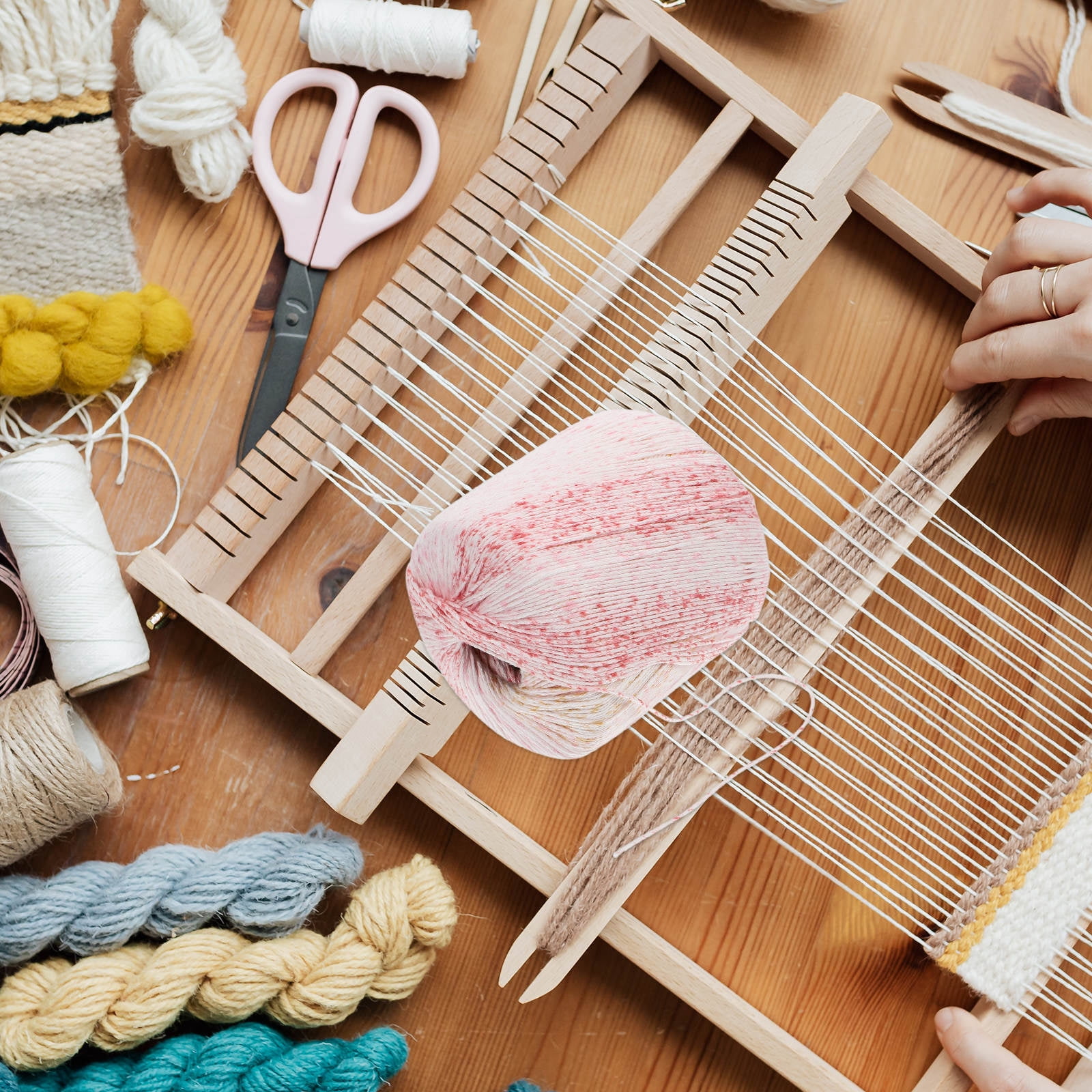 SKISUNO Cotton Cord Macrame 1 Roll Multi Color For Handmade Weaving ...
