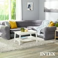Intex Inflatable Corner Sofa with Lounge Chair & Ottoman Set (2 Pack ...