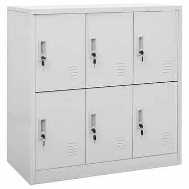 Emma + Oliver Wood 5 Section School Coat Locker with Bench, Cubbies and ...