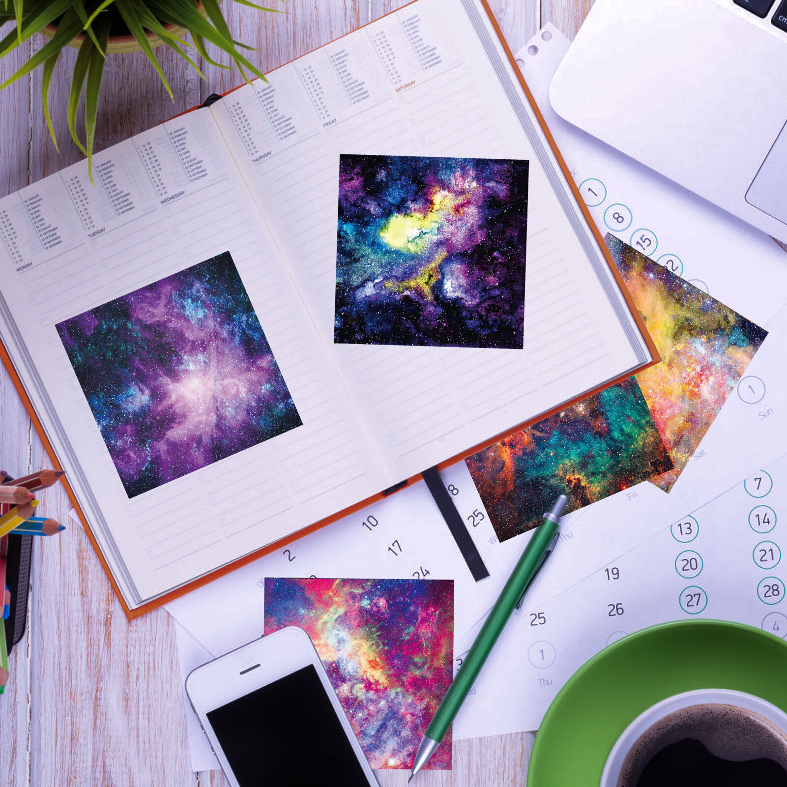 Buy Classic Cosmos Scrapbook Paper | Starry Skies Themed Craft Paper ...