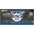Busch Ice American Lager Beer 24 pack 12 fl oz Aluminum Cans 5.9% ABV ...