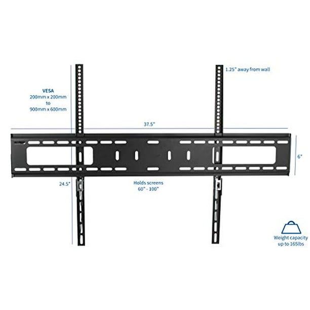 VIVO Extra Large Heavy Duty 60 to 100 inch LCD LED Curved and Flat ...