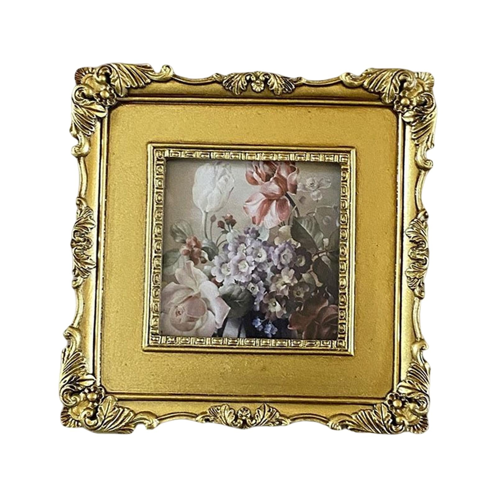Retro Style Photo Frame Display Rack Embossed Stand Table Centerpiece ...