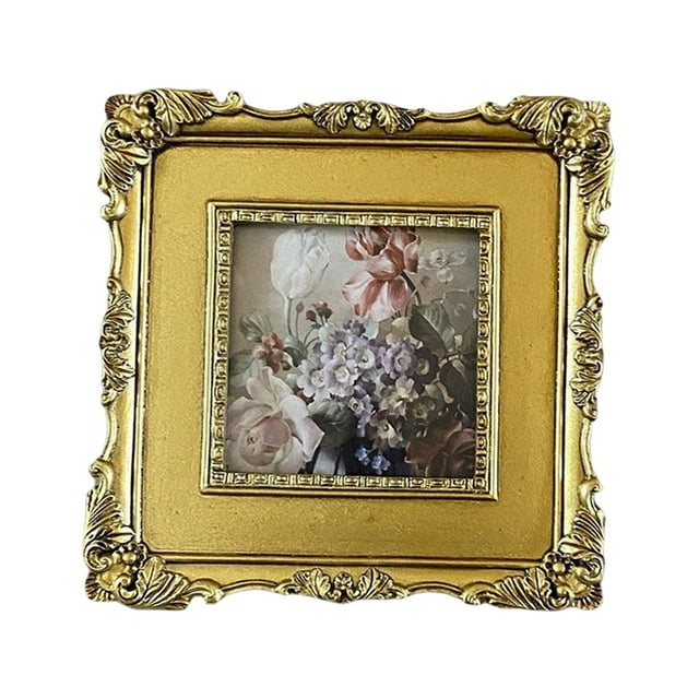 Retro Style Photo Frame Display Rack Embossed Stand Table Centerpiece ...
