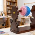 360 Degree Rotating Wood Yarn Holder Desktop Yarn Dispenser Thread ...