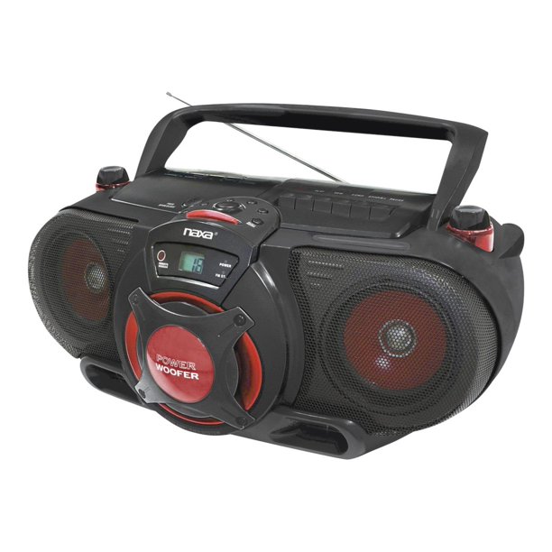 Naxa NPB-259 - Boombox - black - Walmart.com - Walmart.com