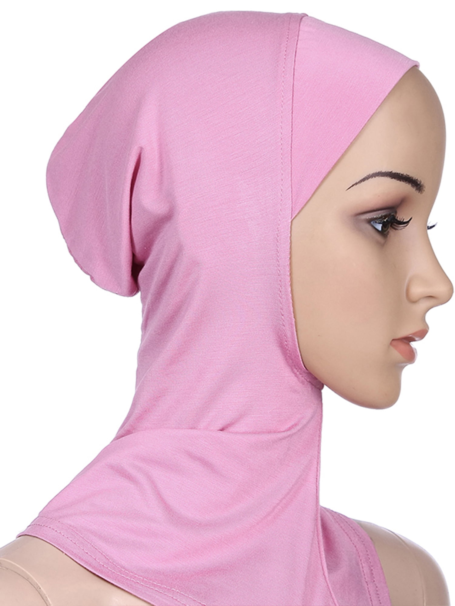Women's Islamic Muslim Shiny Under Scarf Cap Bonnet Ninja Hijab Neck ...
