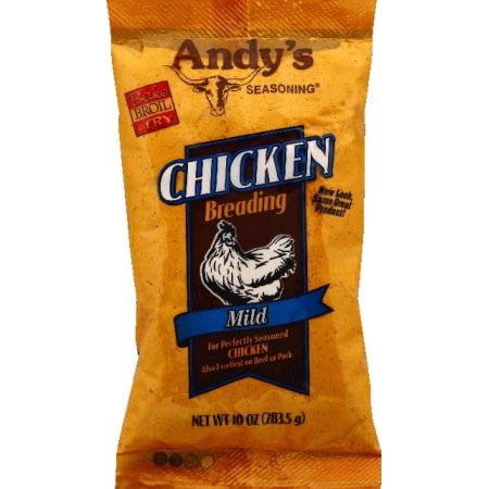 Andy's Mild Chicken Breading Mix, 10 Ounce - Walmart.com
