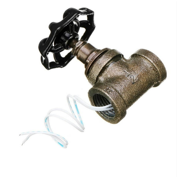 walmeck 1/2 Inch Vintage Steampunk Lamp Stop Valve Light Switch with ...