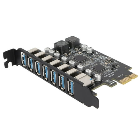 7 Port PCIE Expansion Card, Easy Access High Speed Transmission PCI ...