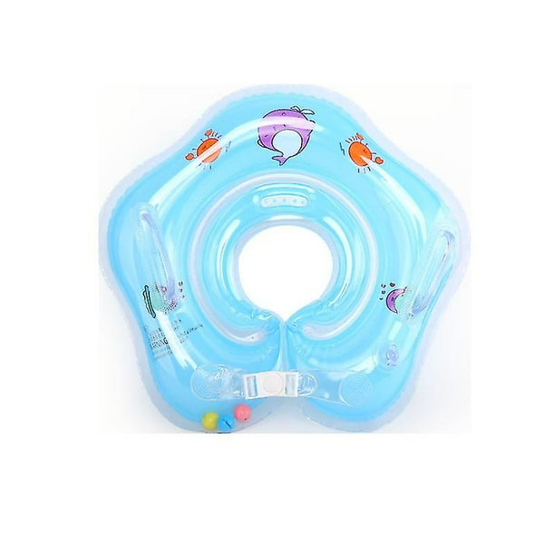 Baby Inflatable Neck Ring Children's Swimming Ring Double Air Bag Anti ...