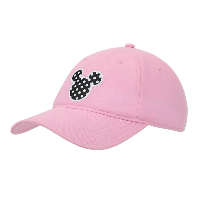 Disney Mickey & Minnie Mouse Oreilles à Pois Rose Casquette de Baseball ...