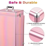Byootique Portable Nail Desk Mobile Station with Drawers, Unicorn Pink ...