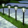 ExcMark Solar Pathway Lights Outdoor 10 Pack, Garden Yard Decor ...