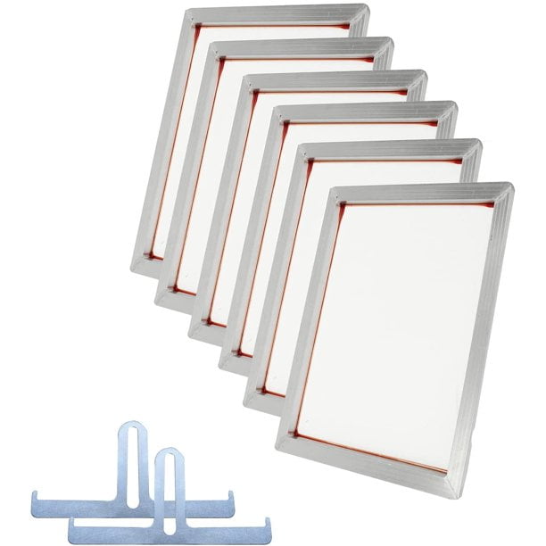 TECHTONGDA 6Pcs 8"*14" Aluminum Silk Screen Frame Fabric Silk Screen ...