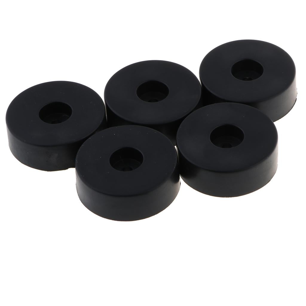 Click here for Miulika 5 Pack 45x15mm Round Rubber Black Feet Spa... prices
