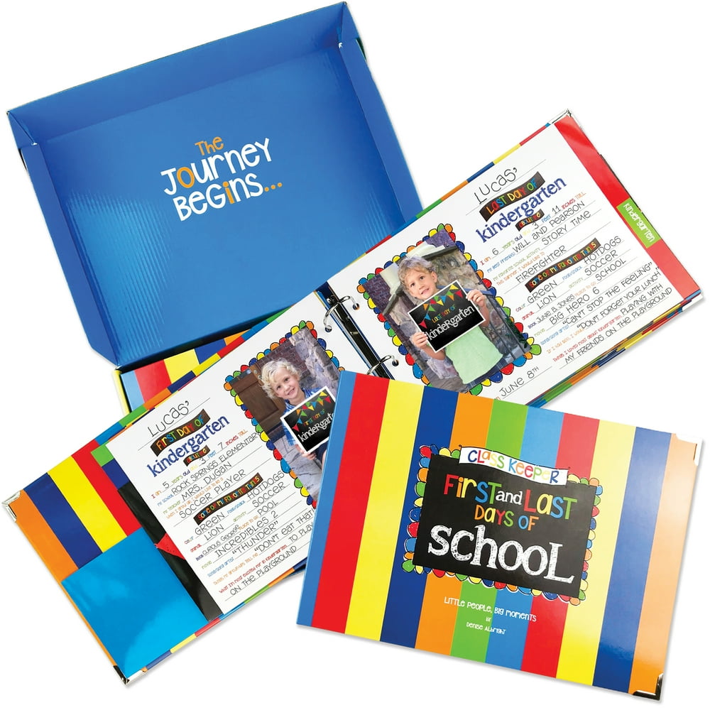 First Day & Last Day of School Memory Book Keepsake Album, Preschool ...