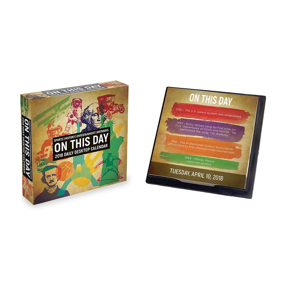 2018 On This Day Daily Desktop Calendar - Walmart.com